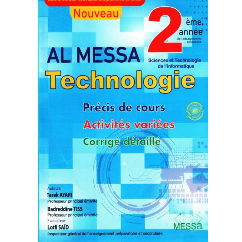 Al Messa technique 2éme est en vente en ligne sur SYNOTEC